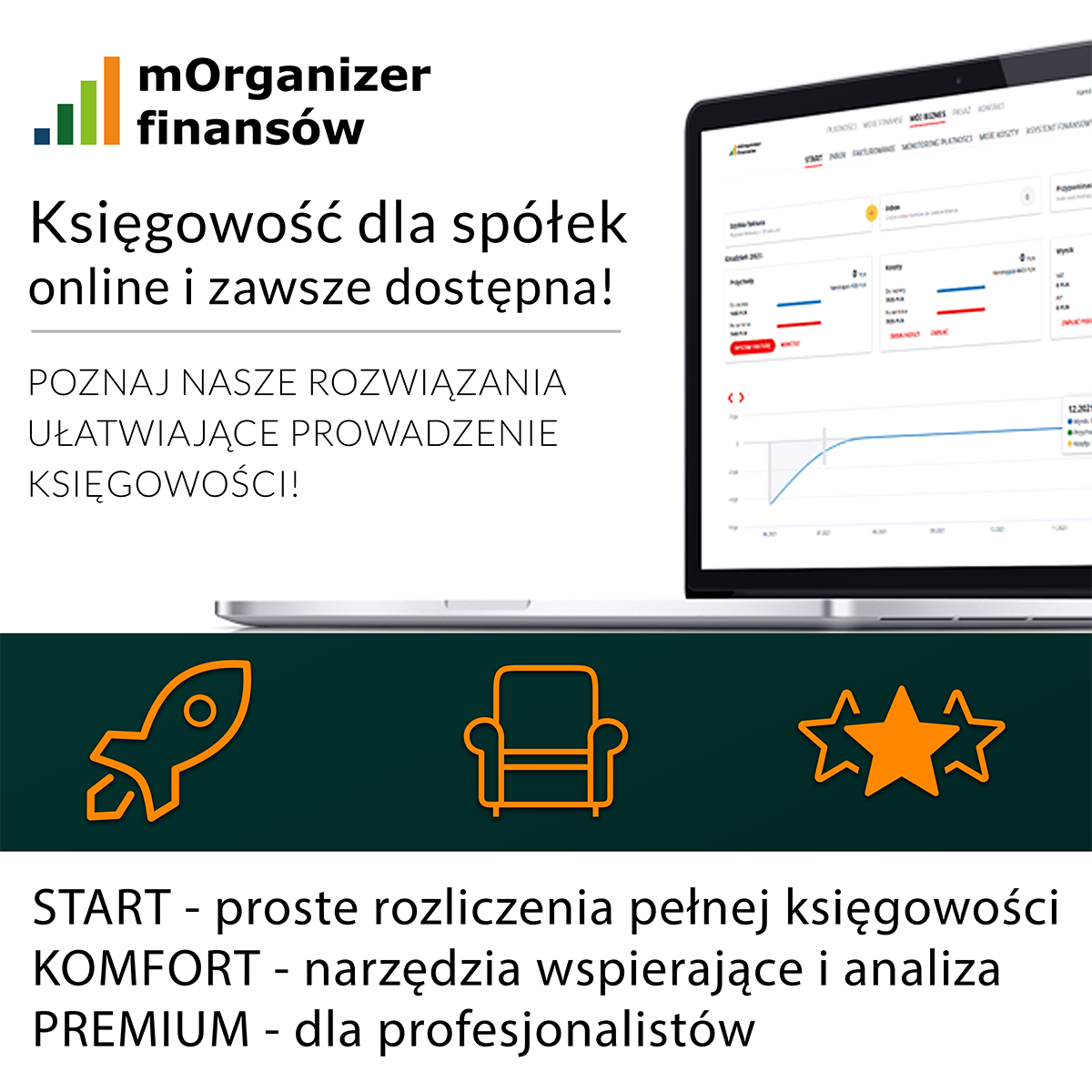 mOrganizer dla spółek - księgowość spółki od 485 pln!